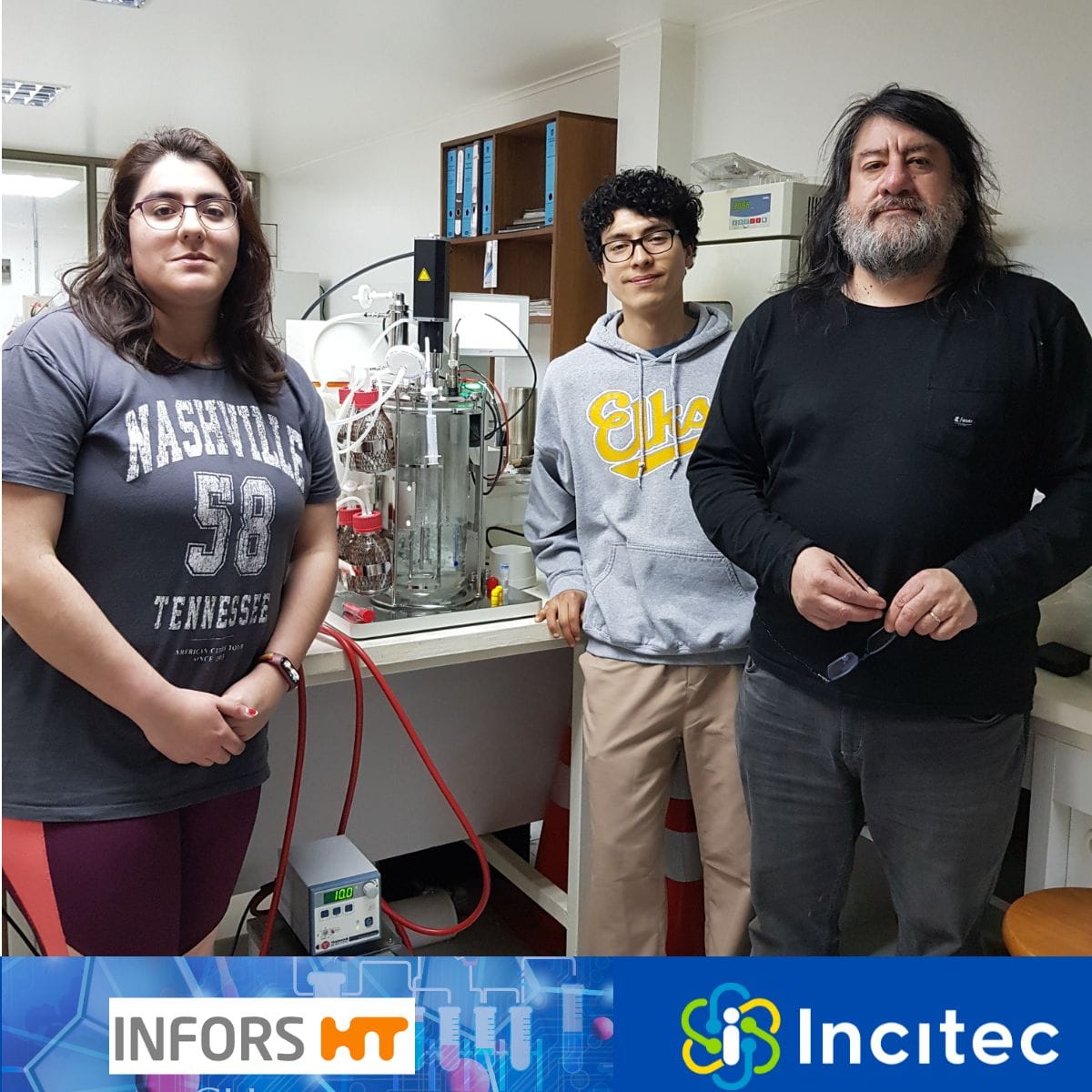 Instalación de Biorreactor Minifors para Laboratorio de microbiología, Universidad de Concepción ...